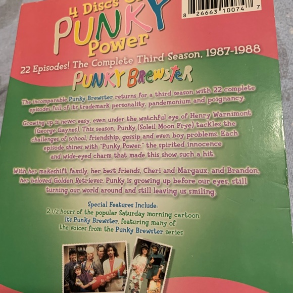 Media | Punky Brewster Season 3 Dvd | Poshmark